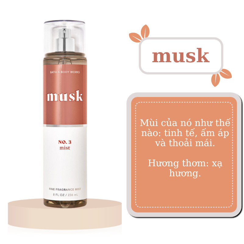 TESTER MUSK XỊT THƠM DƯỠNG THỂ BODY MIST USA | Shopee Việt Nam