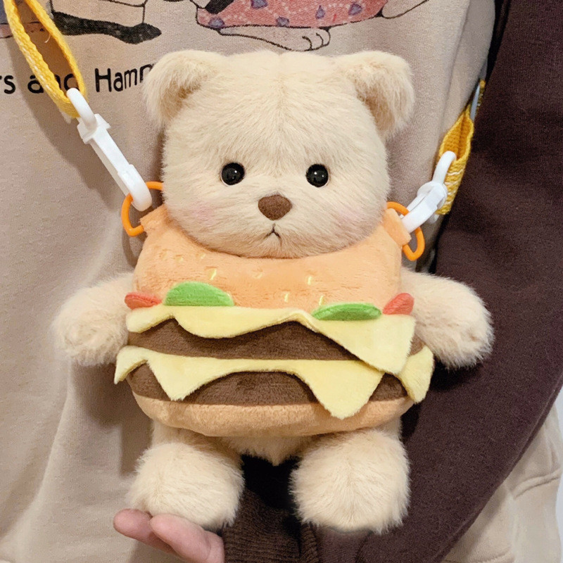 Túi đựng khoai tây chiên Hamburger Bear Messenger | Shopee Việt Nam