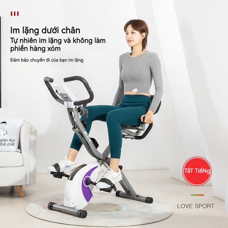 Xe đạp tập thể dục tại nhà,Tập luyện nâng cao sức khỏe ,định hình vóc ...