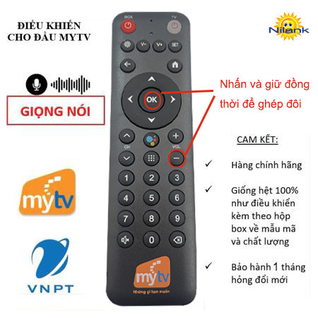 chính hãng giọng nói remote Điều khiển Smartbox Android MYTV VNPT BOX ...