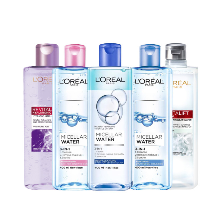 Nước tẩy trang và làm sạch sâu 3-in-1 L'Oreal Paris Micellar Water 400ml | Shopee Việt Nam