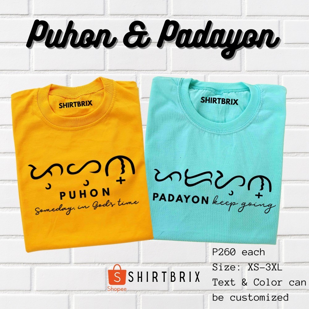 Puhon at Padayon Baybayin Shirt | Shopee Việt Nam