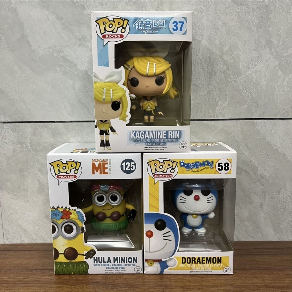 P POP Hatsune Miku Gương Âm Thanh Đôrêmon Minions Đóng Hộp Búp Bê Hai ...