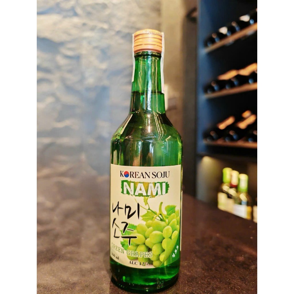 Rượu Soju Hàn Quốc Nami Green Grapes (vị nho) 360ml chính hãng | Shopee ...