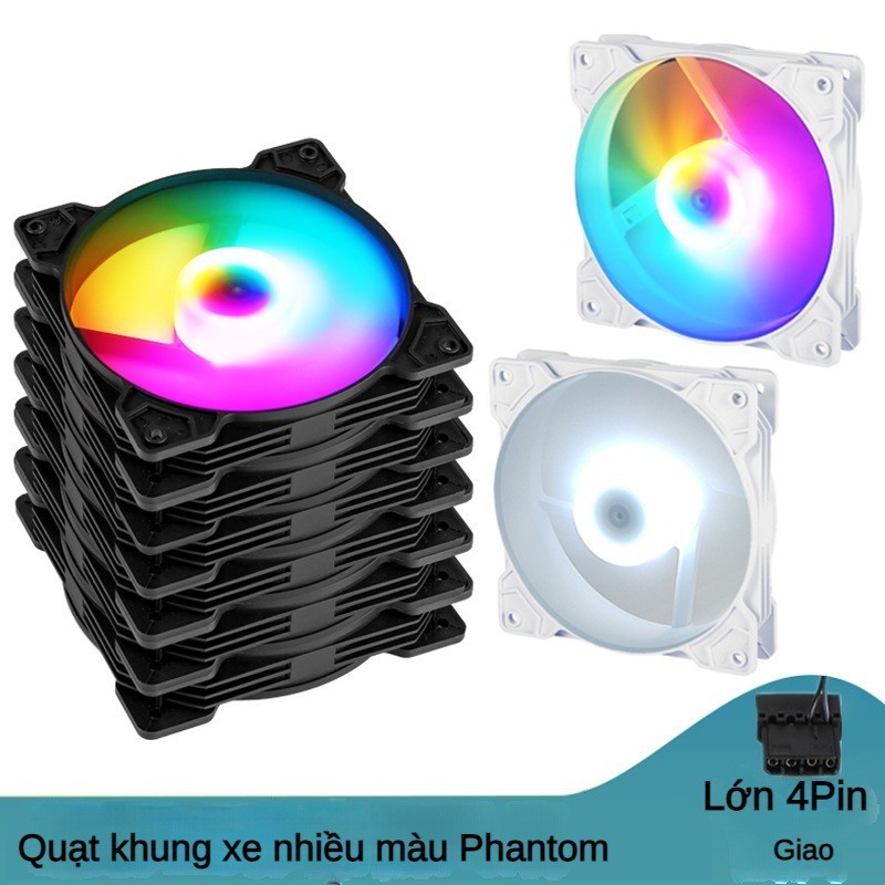 Quạt Tản Nhiệt Led RGB, Fan Led Kích Thước 12cm, Cắm Trực Tiếp Chân ...