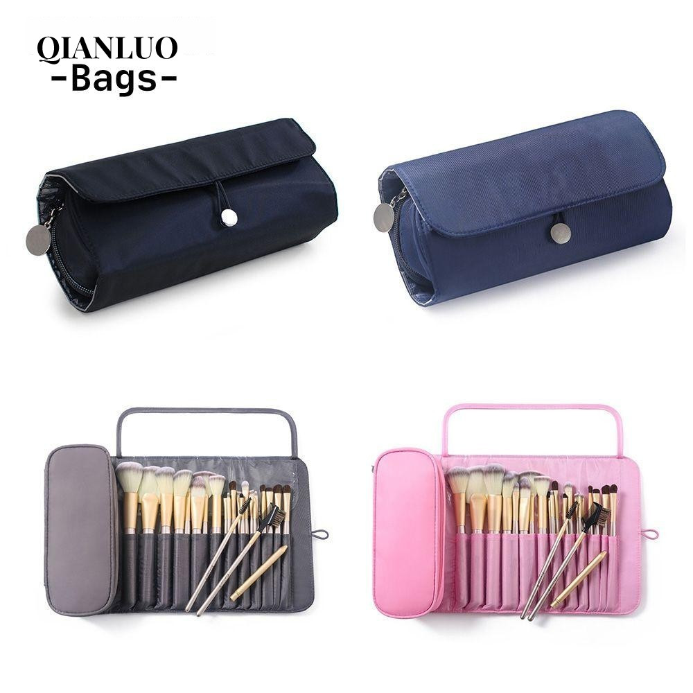 QIANLUO Túi đựng cọ trang điểm Túi du lịch nữ Dụng cụ sắp xếp đa chức ...