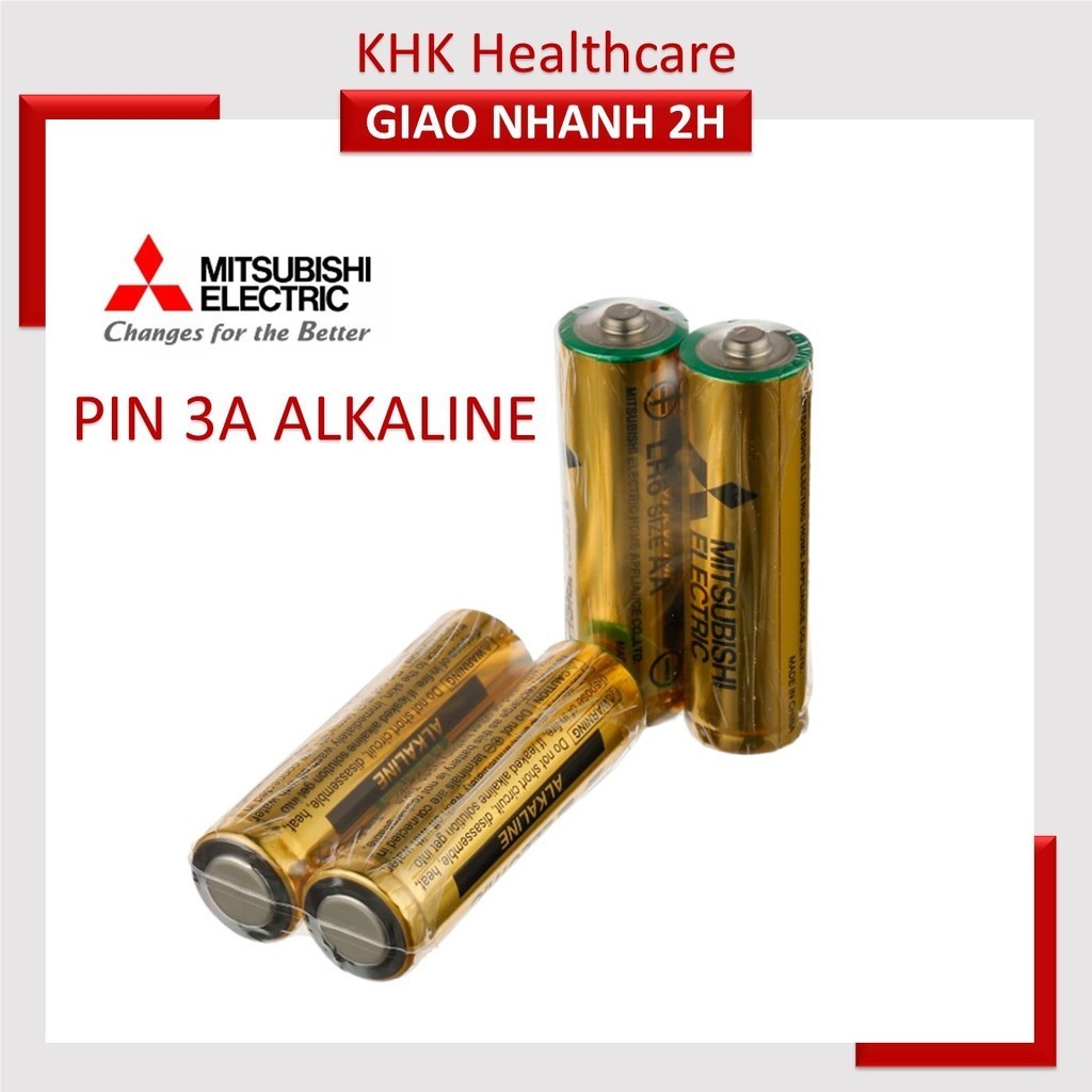 Pin Alkaline Mitsubishi 3A (AAA) dùng cho máy đo đường huyết, máy đo ...