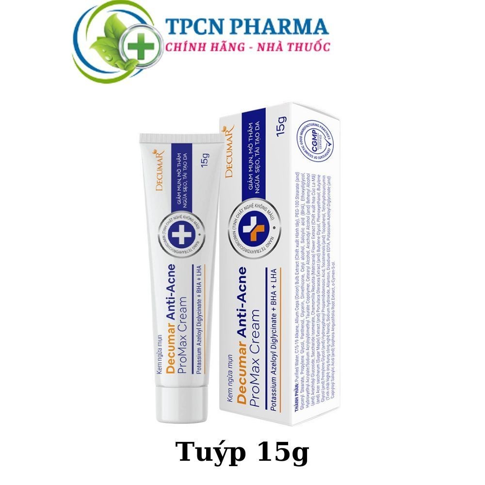 [DECUMAR] Kem Chấm Mụn Giúp Giảm Sưng Viêm & Mờ Thâm Sẹo Tối Ưu Anti ...