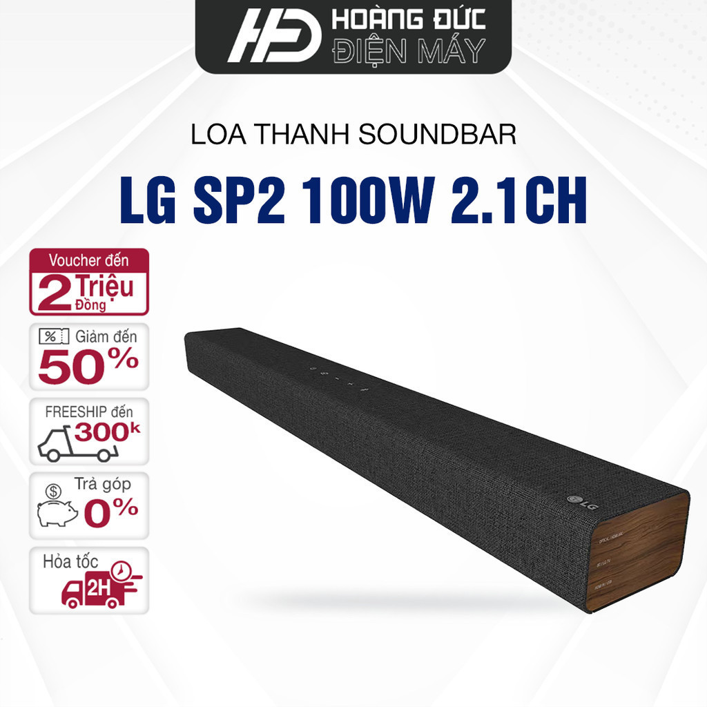 Loa thanh LG Soundbar SP2 2.1CH 100W - Hàng chính hãng bảo hành 12 ...