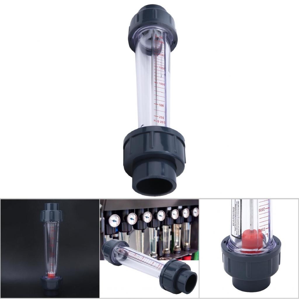 Iuxishop ABS Plastic Flowmeter Meter Gauge Lzs-25(D) 250-2500L/H 235 X ...