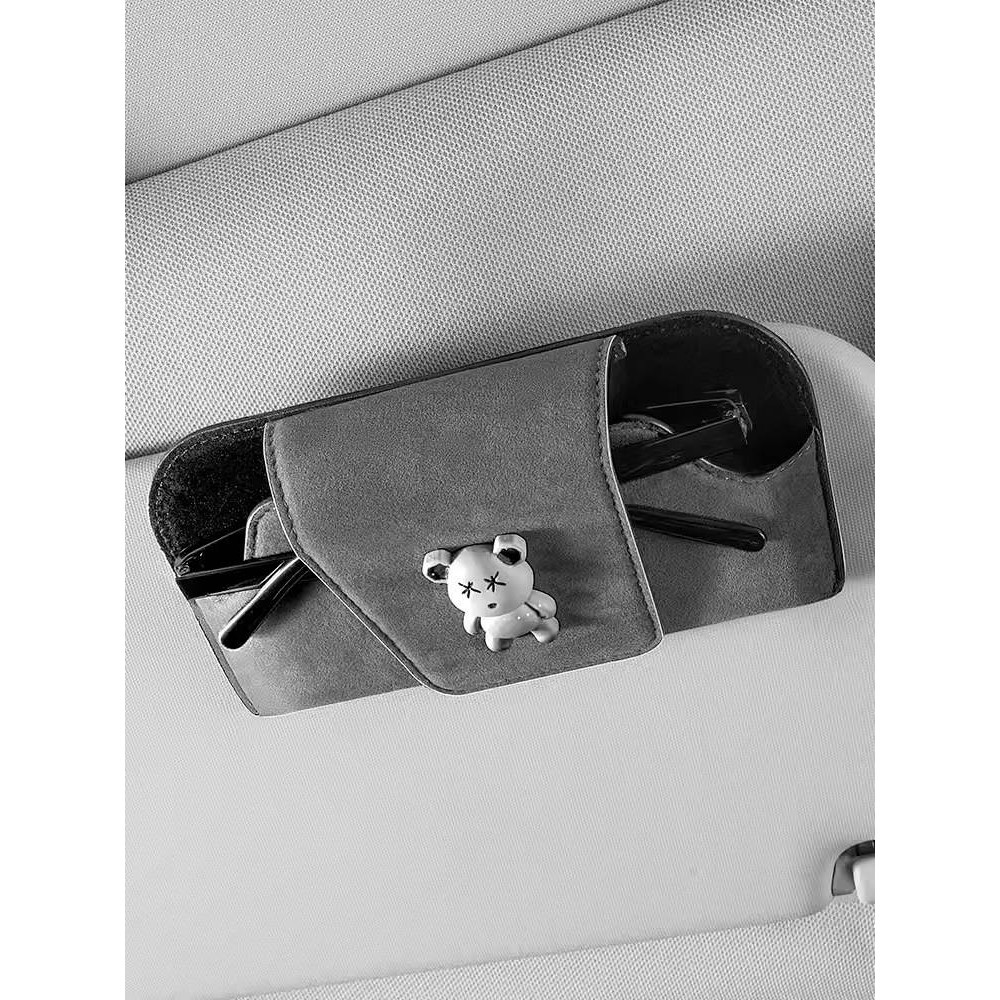 Car Glasses Case Sun Visor Glasses Clip Car Driving Sunglasses Clip ...