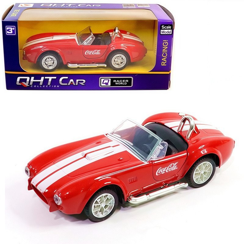 Mô hình xe hơi hợp kim Coca-Cola Shelby Cobra 427, đồ chơi xe cổ điển ...