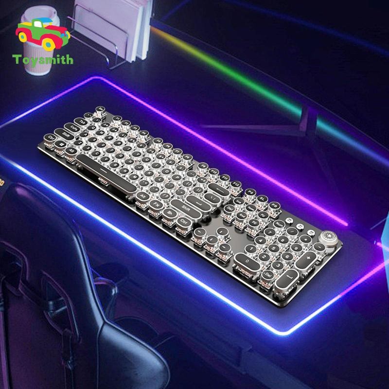 Retro 104 Phím Cơ Chơi Game Bàn Phím Nhanh Công Tắc Tròn Keycaps Cho PC ...