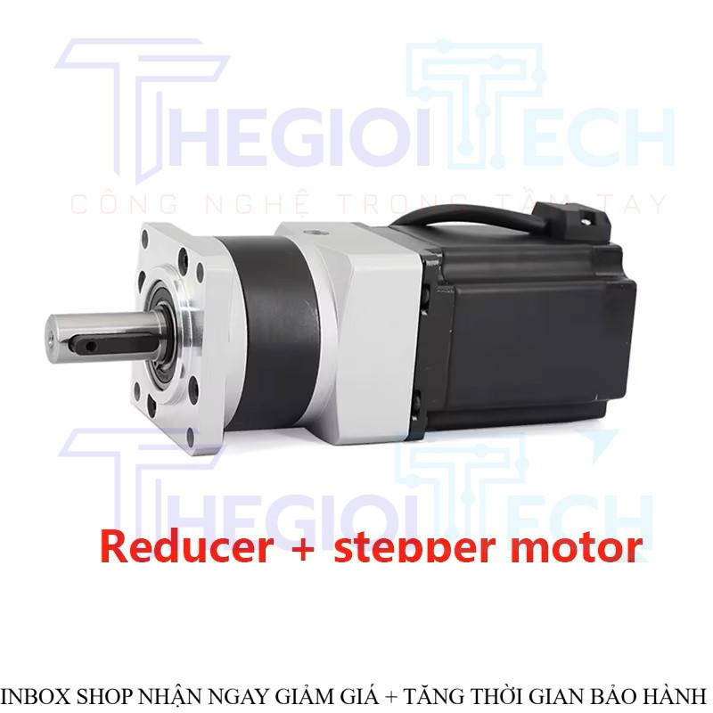 Hộp số giảm tốc STEP FLF57 cho động cơ step mặt bích 57 lỗ vào 8 ra ...