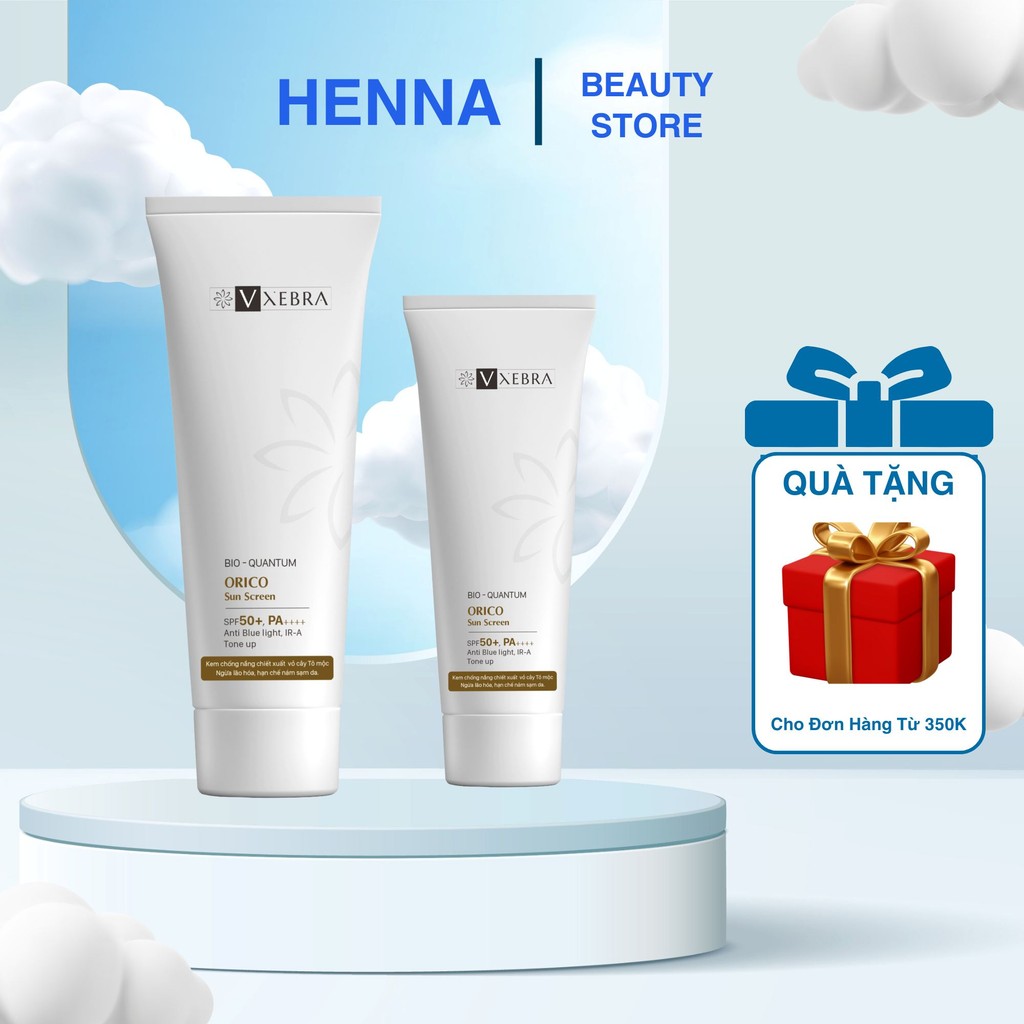 Kem chống nắng Vxebra bảo vệ da khỏi tia uv giúp da sáng mịn | Shopee ...