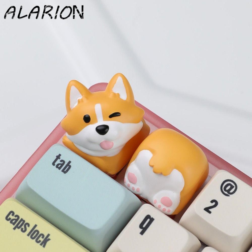 Alarion Hoạt Hình Corgi Keycaps, Động Vật Đa Năng Crogi Mông Nắp Bàn ...