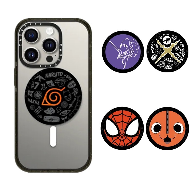 CASETiFY NARUTO EVA ONE PIECE Grip Stand Magnetic Compatible For iPhone ...