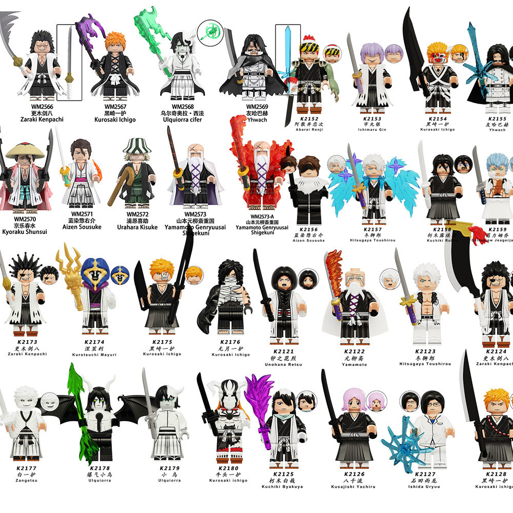 Bleach Kurosaki Ichigo Khối Xây Dựng Đồ Chơi Minifigures Ulquiorra ...