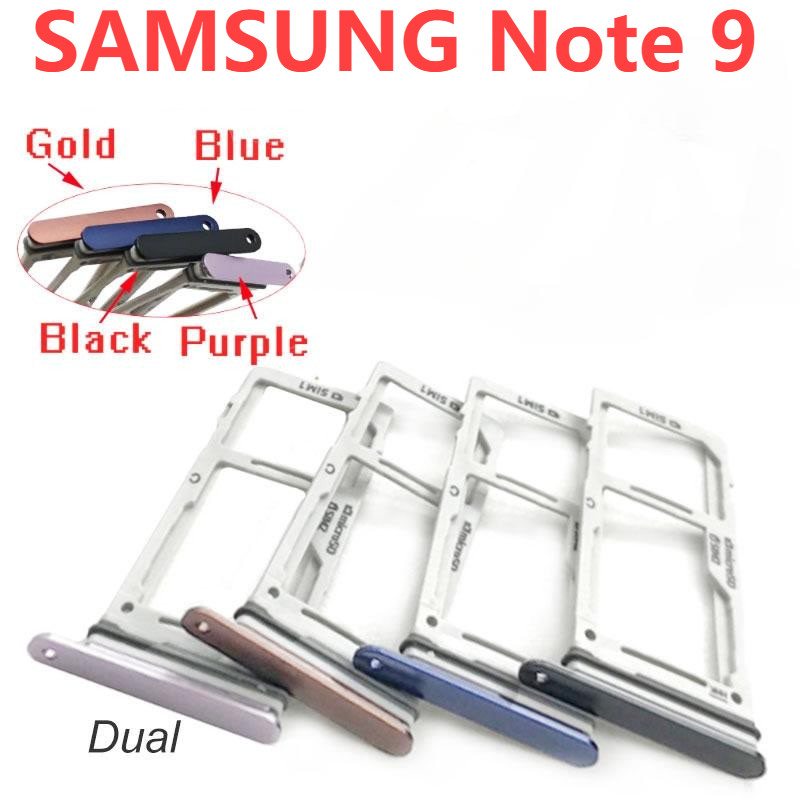 Micro SD / Sim Card Tray Socket Adapter For Samsung Galaxy Note 9 ...