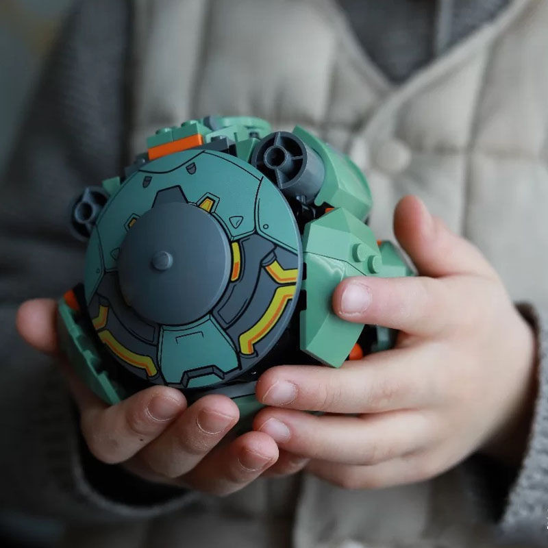 Tương thích Lego Hamster Bóng Hủy Diệt Mecha Overwatch Giáo Dục Lắp Ráp ...