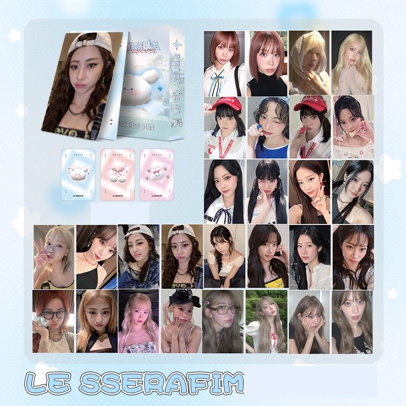 Set 50 photo card unoff Hologram LESSERAFIM phiên bản mới nhất 2024 ...