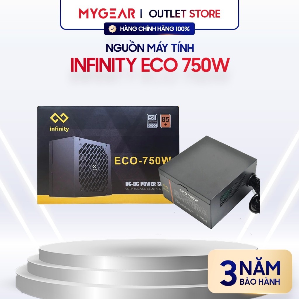 Nguồn máy tính PSU Infinity Eco V3 450W 550W 650W 750W (88% Efficiency) - New Chính Hãng ...
