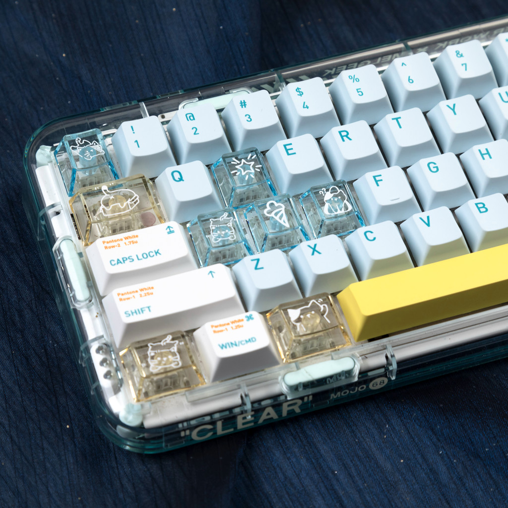 Mèo Trong Suốt Keycap Cherry Profile 26 Phím Chất Liệu PC Trang Trí Cá ...