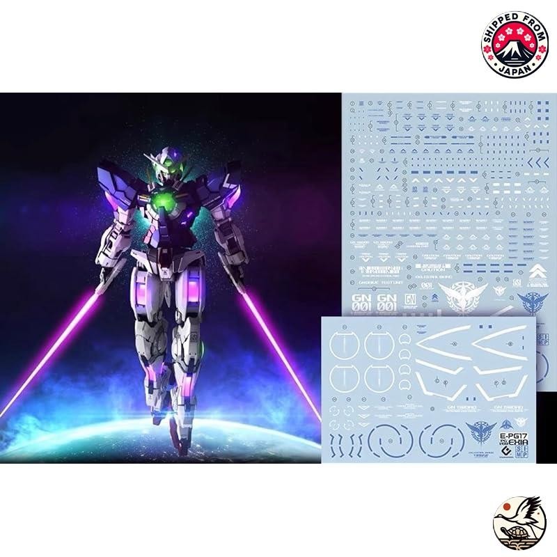 Water transfer decals for HG RG MG PG RE HiRM Gundam model kits. Great for adding detailed ...