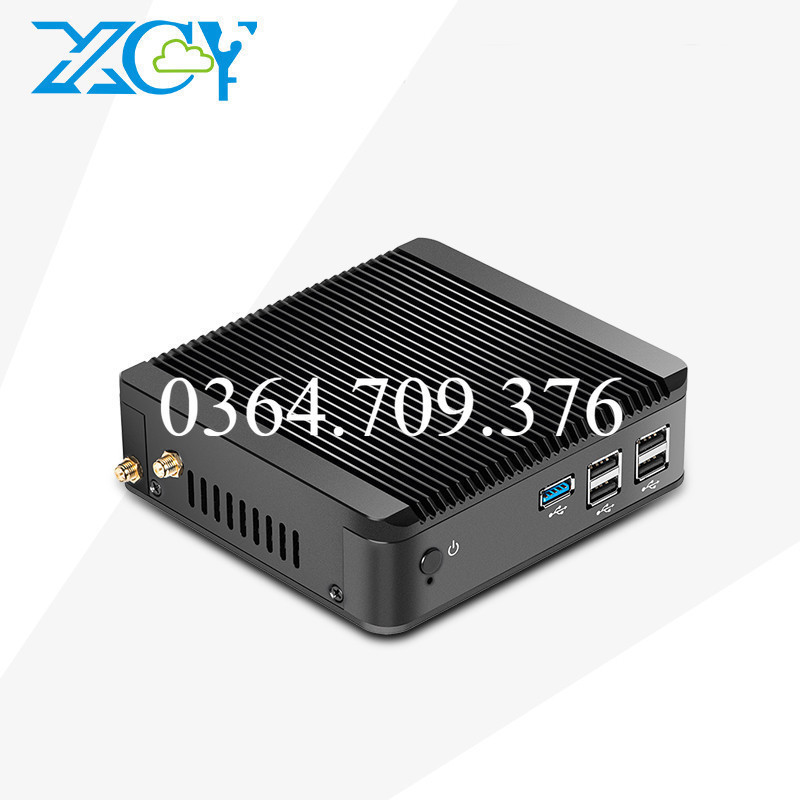 Xcy Mini PC N2830 N2840 lõi kép hd-mi VGA không quạt mini di động hỗ ...