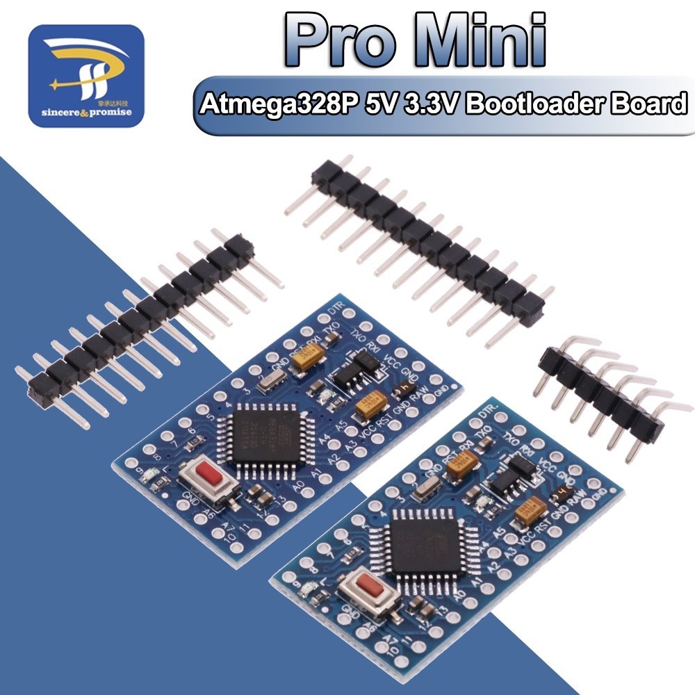 1 Chiếc pro mini atmega328 pro mini 328 mini atmega328p 3.3v 8mhz 5v ...