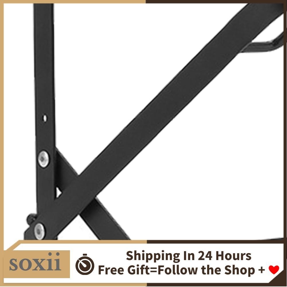 Soxii Foldable Trash Bag Stand Portable Extra Wide Thick Iron Garbage ...