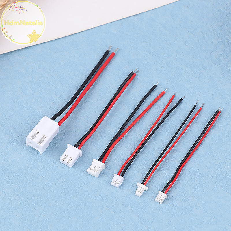 Hdmnatalie 10 Cái Mini Nhỏ JST 1.0 / 1.25 / 1.5 / 2.0 / 2.54 / 3.96mm PH 2.0mm XH 2.54mm 2 Pin ...