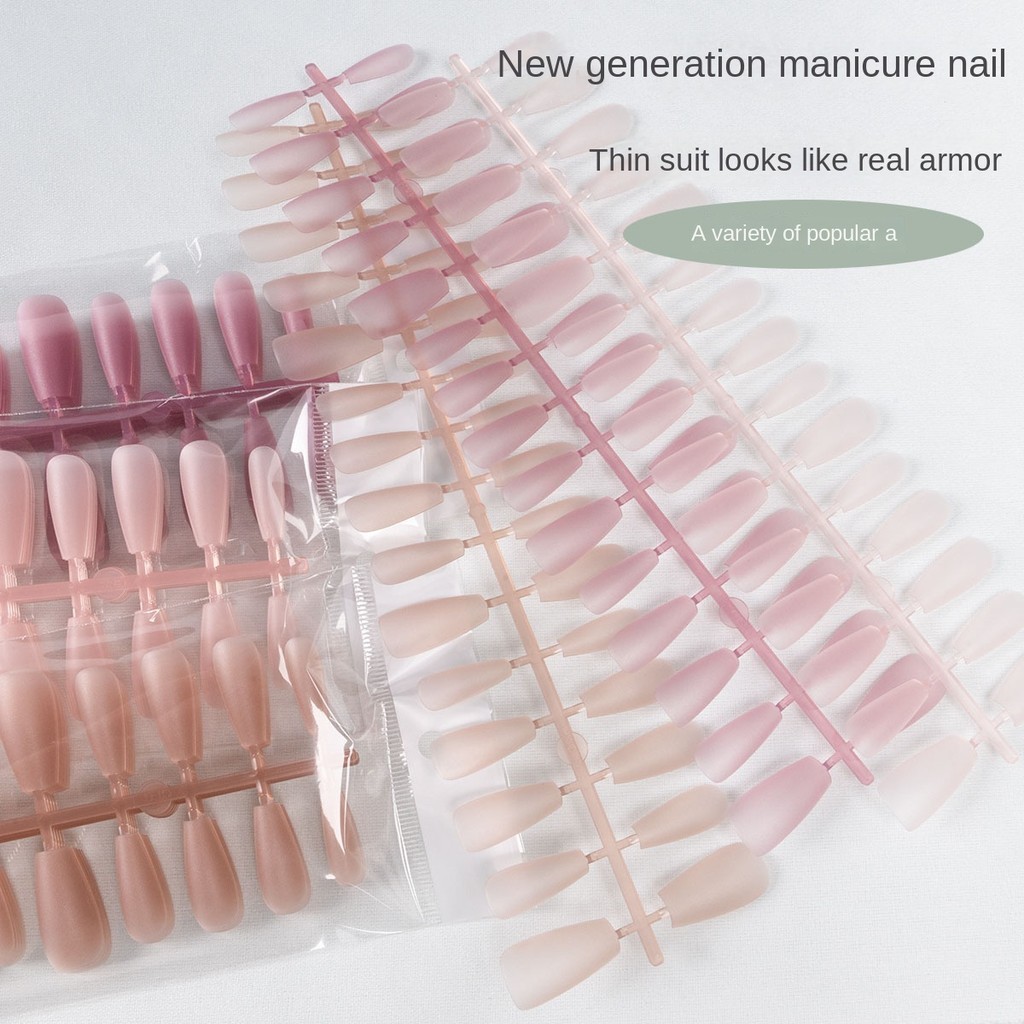 30 Chiếc Giả Đầu Móng Tay Giả Móng Tay Coffin Gel Móng Tay Hệ Thống Nối ...