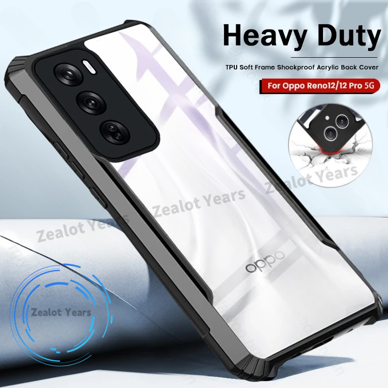 Reno12pro Vỏ Acrylic Cho Oppo Reno 12 Pro 5G 12Pro Global CPH2625 ...
