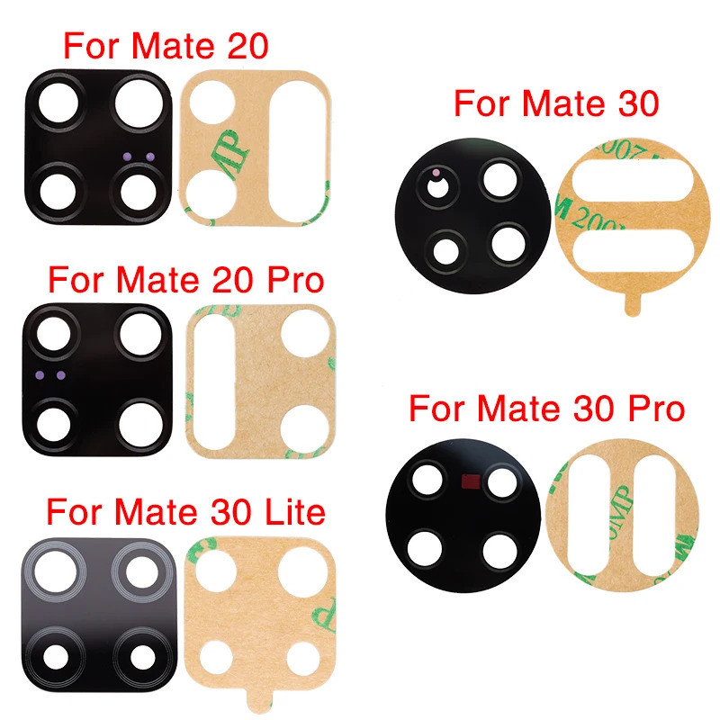 1 cái ống kính camera chính phía sau cho Huawei Mate 20 30 Lite Pro, kính camera sau với miếng ...