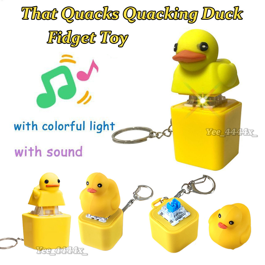 That Quacks Quacking Duck Fidget Đồ chơi Vịt vui nhộn bàn phím keycap ...