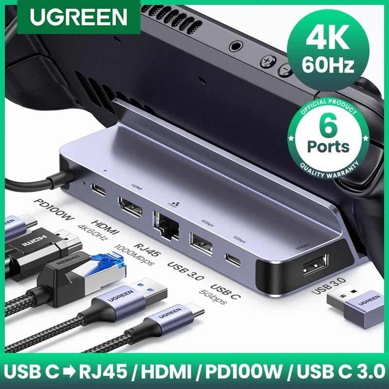 Ổ cắm USB C UGREEN HDMI 4K60Hz RJ45 PD100W Docking Station cho ASUS ...