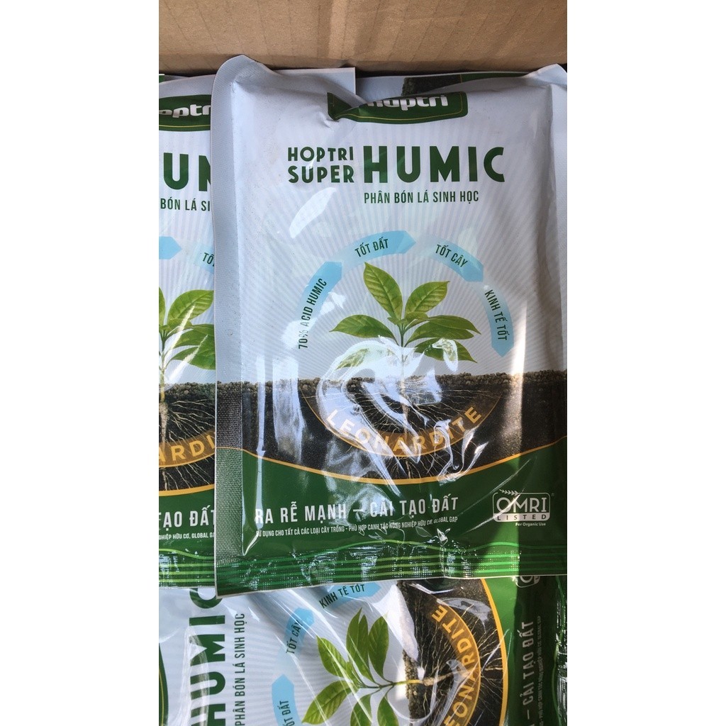 Phân bón Humic HỢP TRÍ SUPER HUMIC ra rễ cực mạnh gói 250gr | Shopee ...