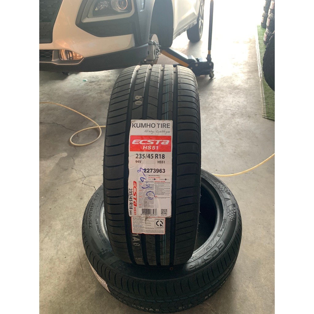 Lốp Kumho 235/45R18 HS51 Mới 100% 2024 | Shopee Việt Nam