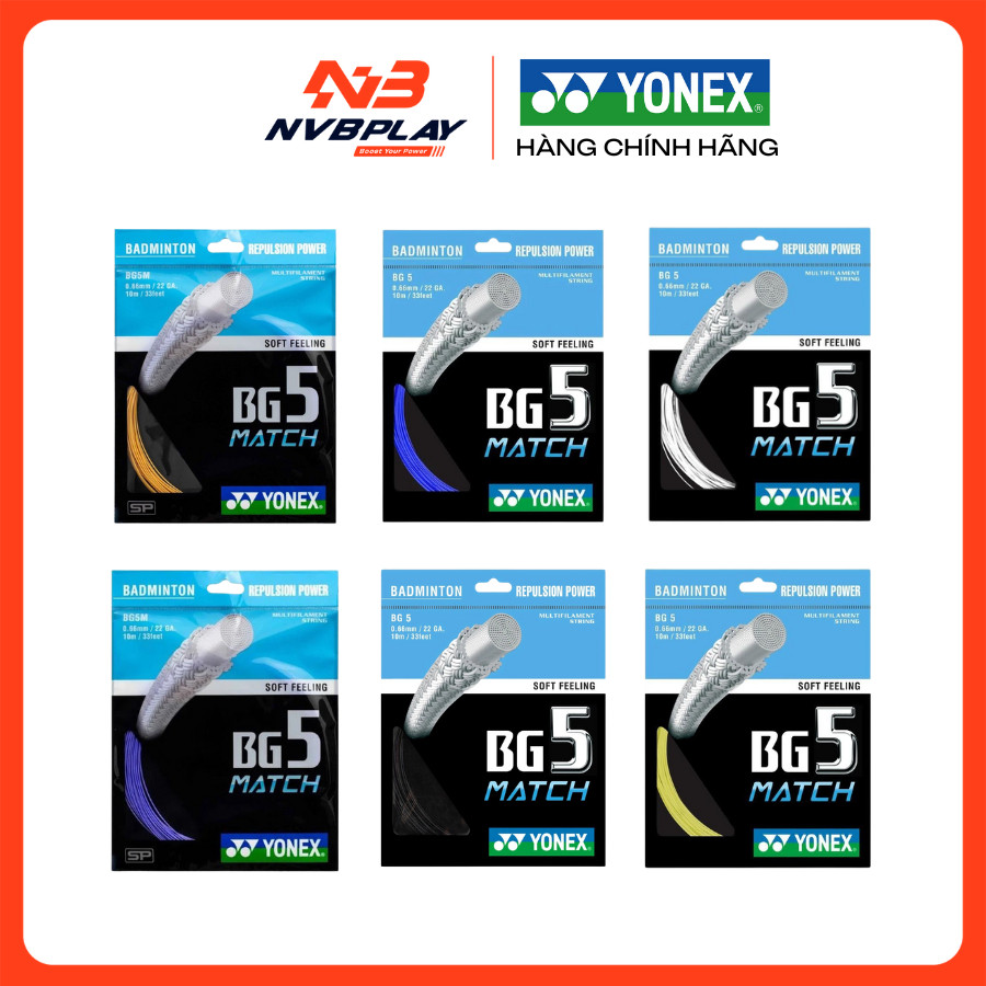 Cước Căng Vợt Cầu Lông Yonex BG-5 Match - Hàng Chính Hãng | Shopee Việt Nam