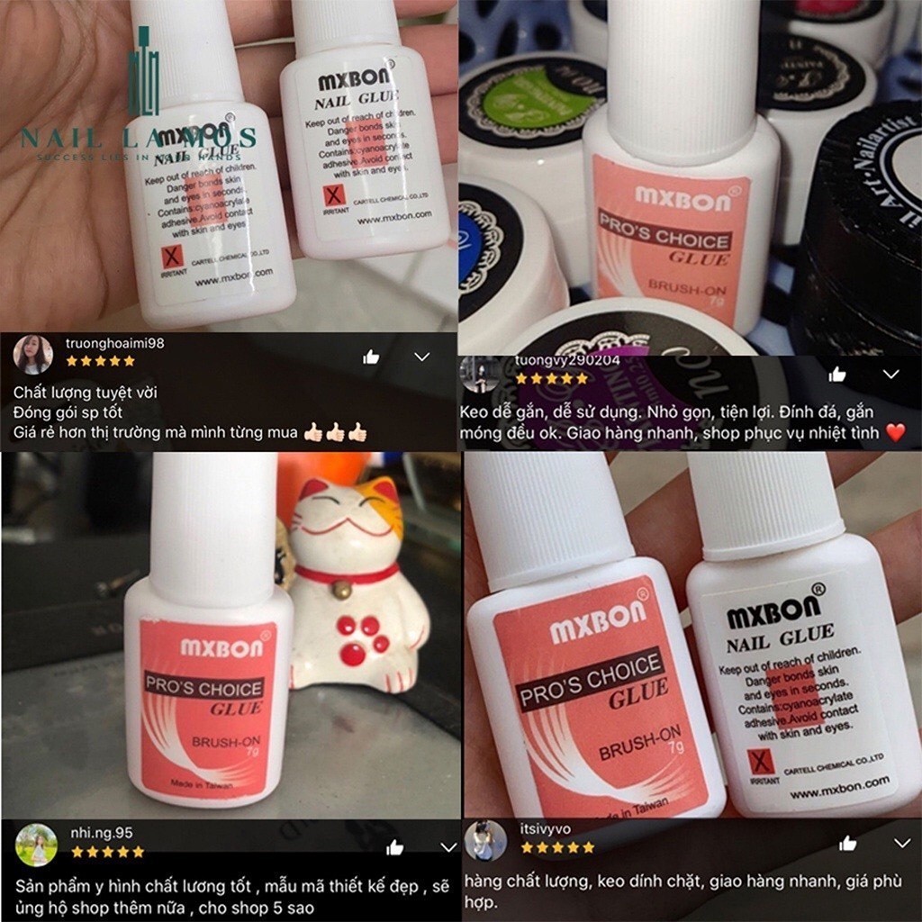 Keo Mxbon - Keo dán móng giả Mxbon chính hãng (7g) | Shopee Việt Nam