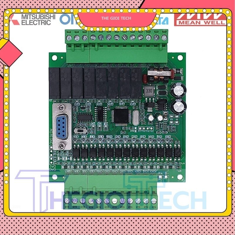 Board PLC Mitsubishi FX1N/FX2N (HK) | 10MR-44MR | 10MT-32MT | 12-24V DC ...