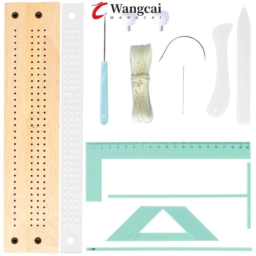 Wangmcai Bookbinding Ruler Set, Hand Bookbinding Great Stencils Book ...