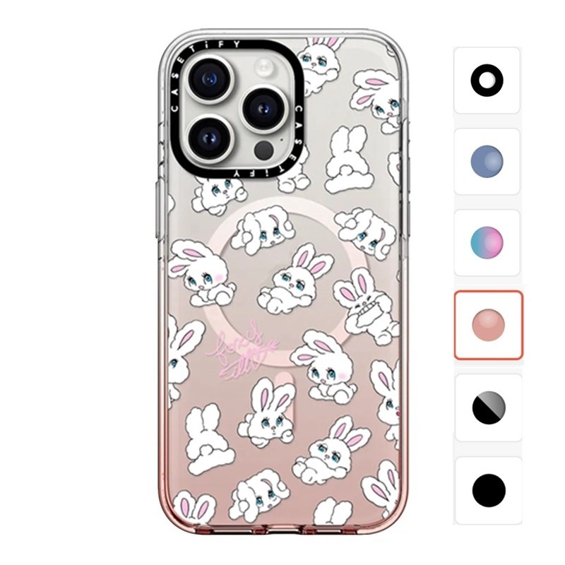 Magnetic Customized CASETiFY Sweetheart Mix Bunnies Case For iPhone 15 ...