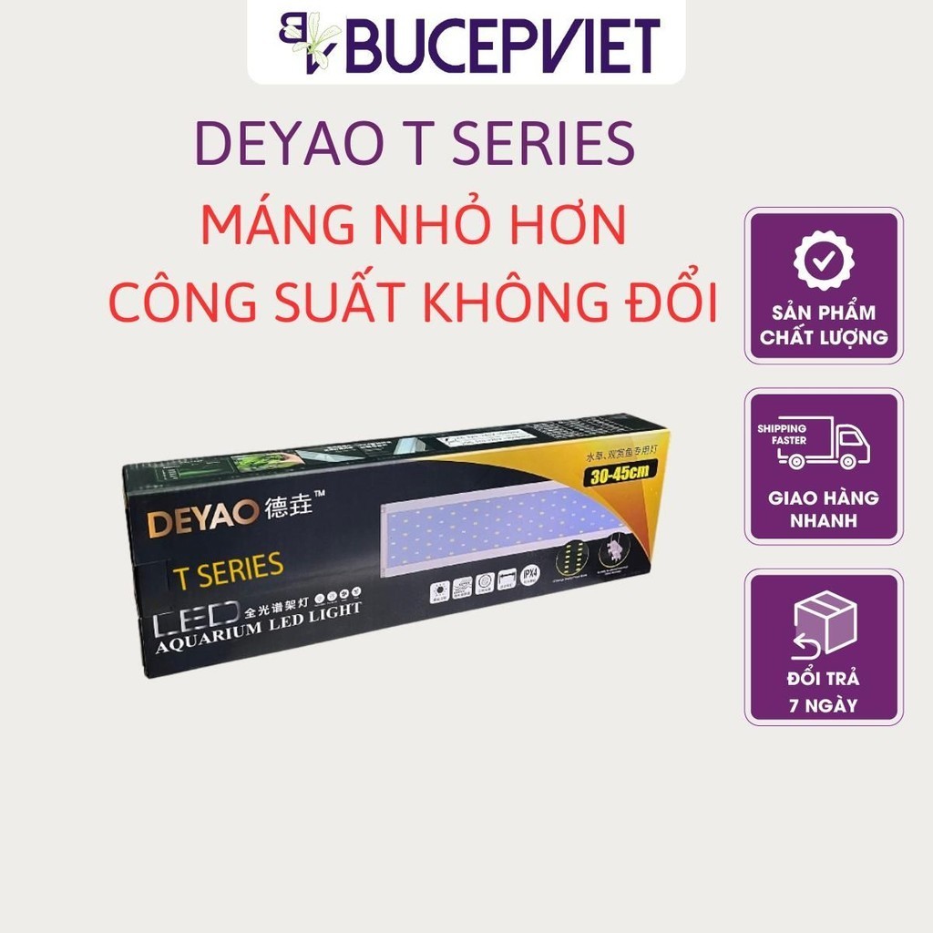 Đèn thủy sinh Deyao T Series RGB (2024) 3 in 1 – Đỏ cá không đỏ nước, lên màu đẹp cho bể cá ...