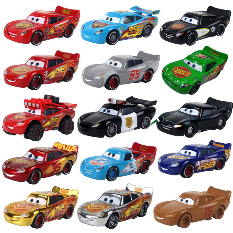 Pixar Cars Lightning McQueen 33 mảnh McQueen Bộ sưu tập McQueen 1: 55 ...