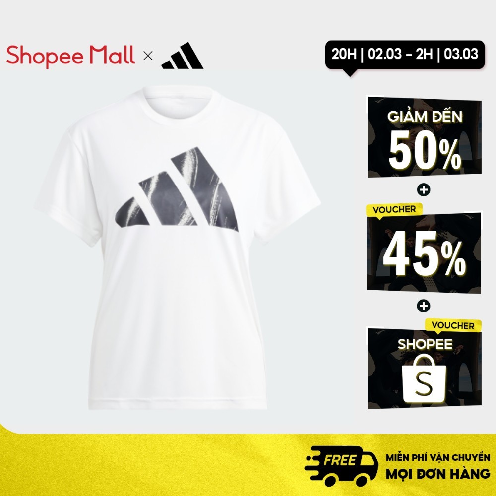 [3-8.3 - VOUCHER 40%]adidas Chạy Áo Thun Brand Love Run It Nữ trắng ...