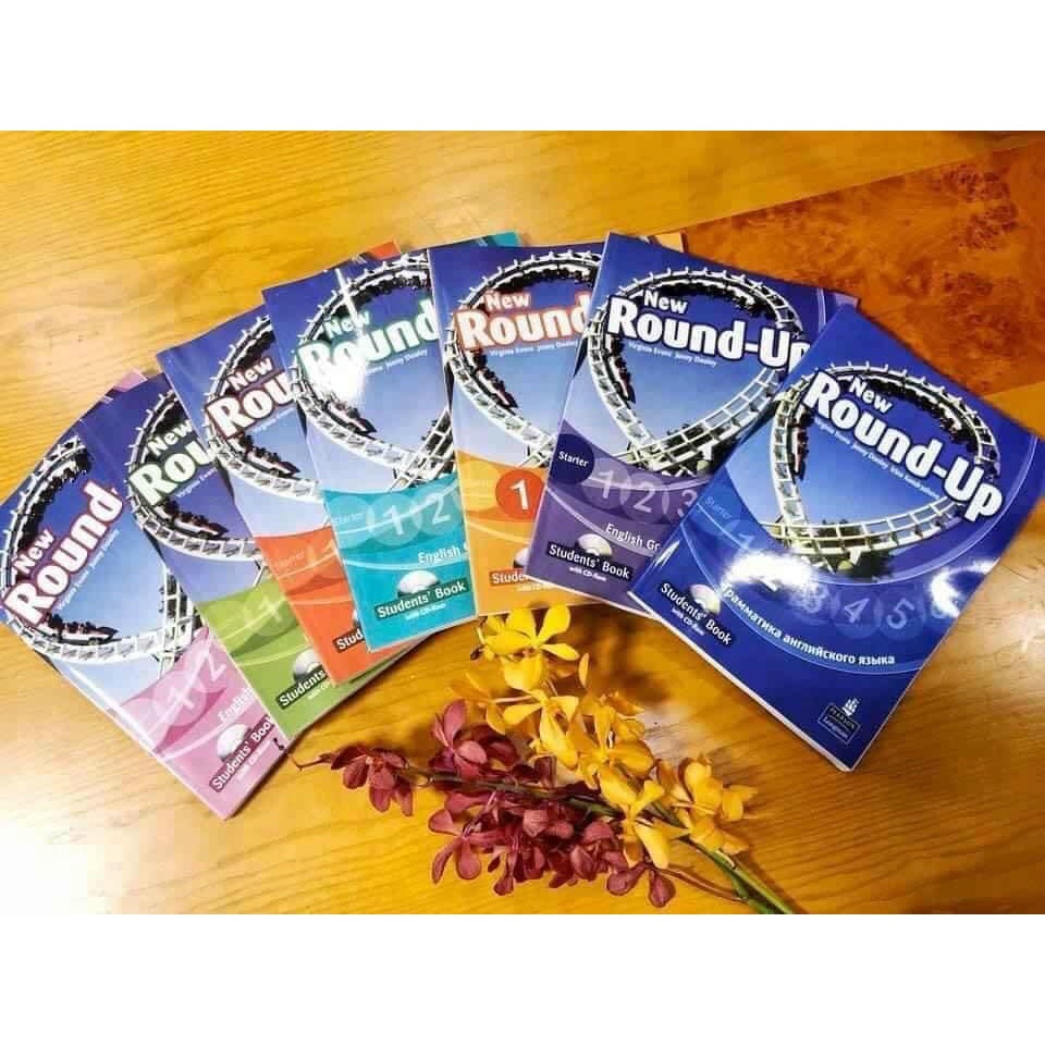 Sách tiếng anh - New Round-Up student’s books in màu 7 level kèm file ...