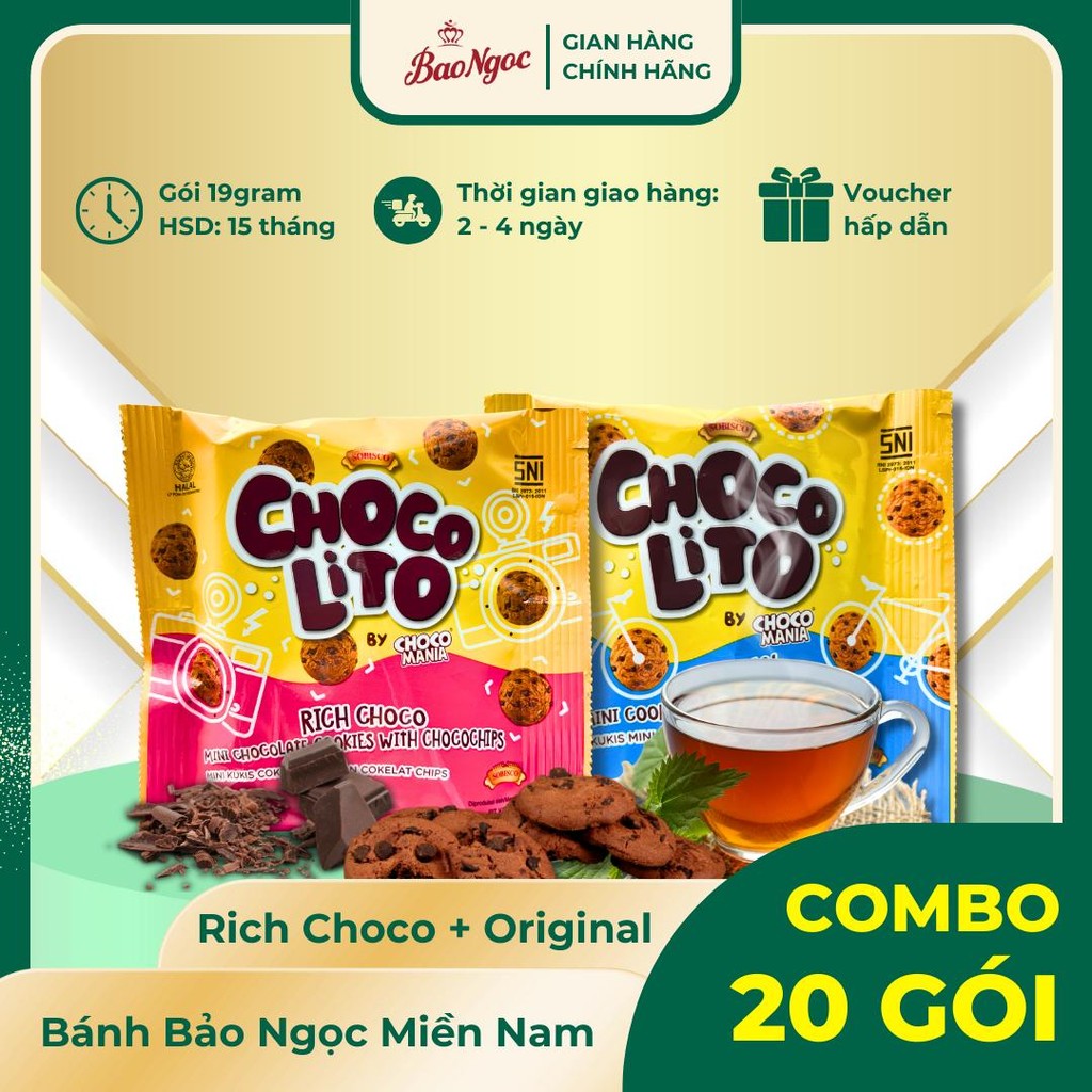 [MỚI] - COMBO 20 GÓI LITO - BÁNH QUY CHOCO LITO, BÁNH SOCOLA NHẬP KHẨU ...