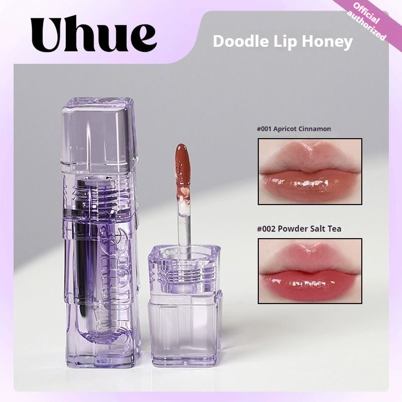 Uhue Lip Gloss Uhue Dudu Lip Gloss Mirror Wild Pear Red Pure Desire Water Light Dưỡng ẩm Son môi ...
